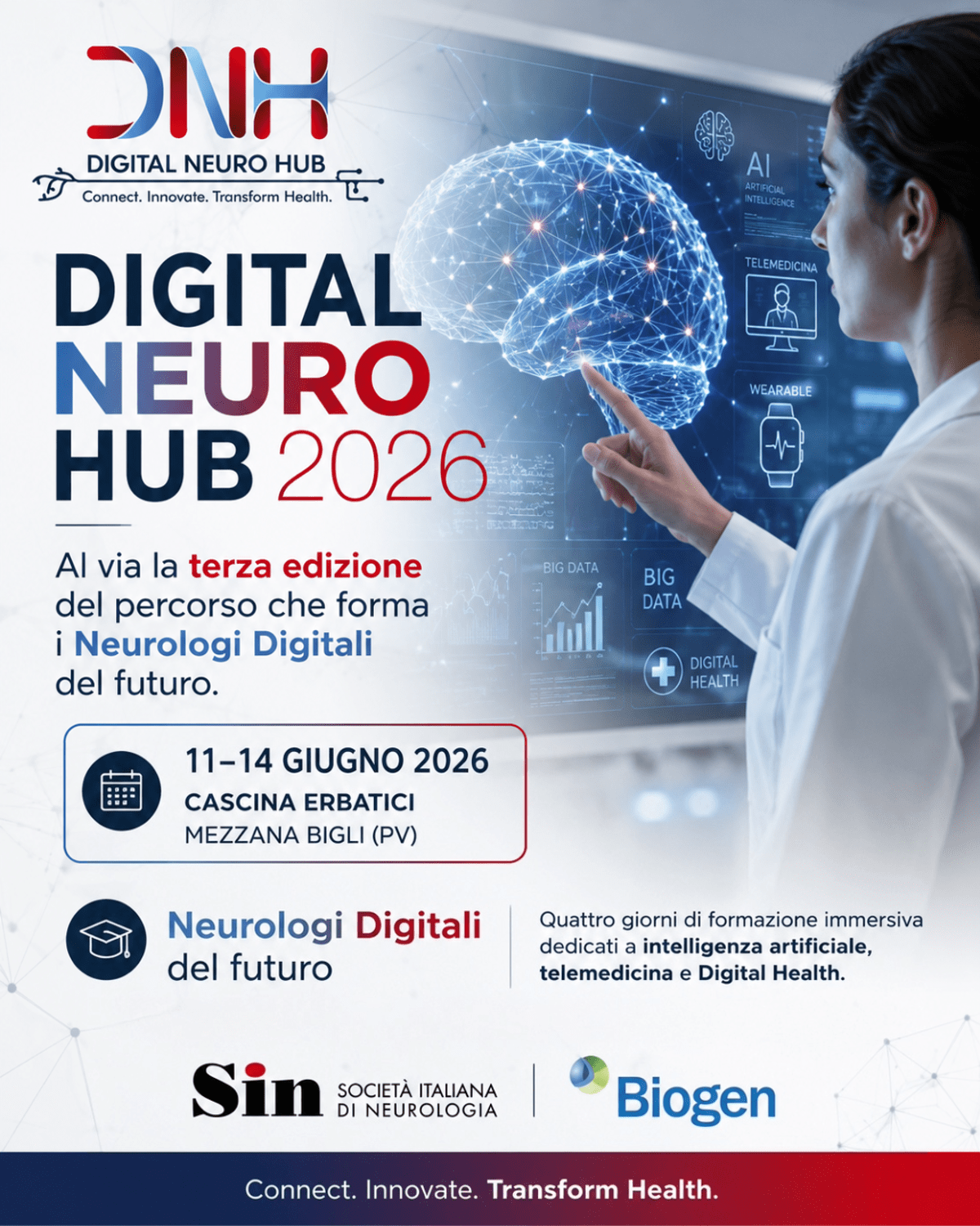 Sanità: Pavia, al via il terzo Digital Neuro Hub di Sin per formare i ...