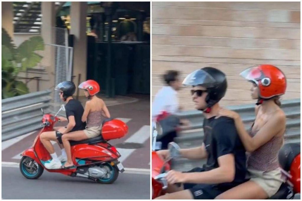 Sinner in vespa a Montecarlo con... Laila Hasanovic - PianetaGenoa1893